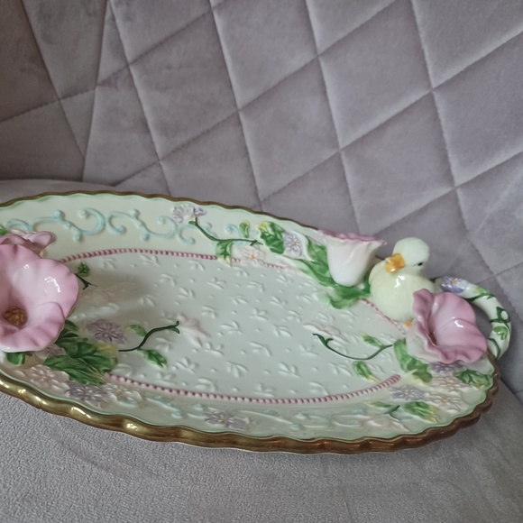Avon | Accents | Vintage Avon China Springtime Flowers And Duck Platter ...